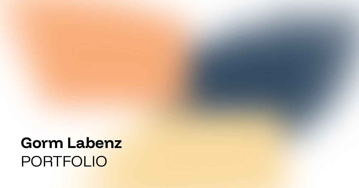 Gorm Labenz | Portfolio